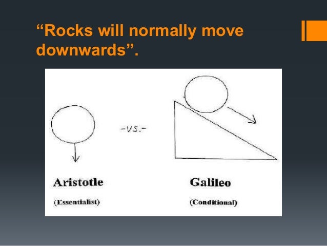 Physical Science about Aristotle Vs. Galileo