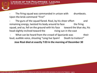 Report in rizal | PPT