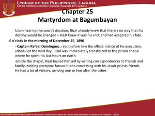 Report in rizal | PPT