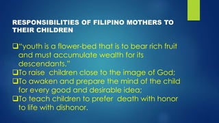 RIZAL’S LEGACY TO YOUNG FILIPINO WOMEN | PPTX