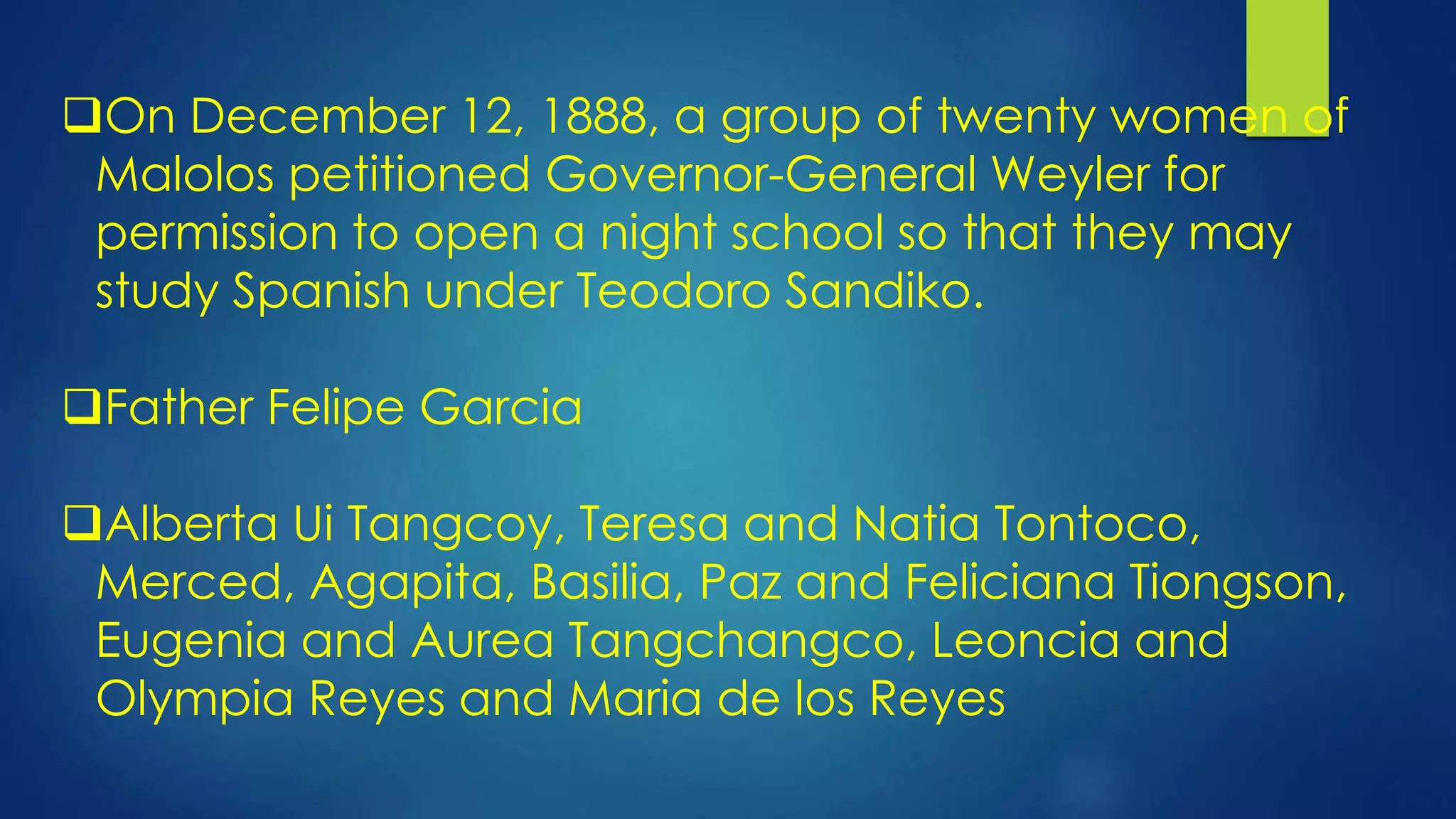 rizal letter to women of malolos | PPTX