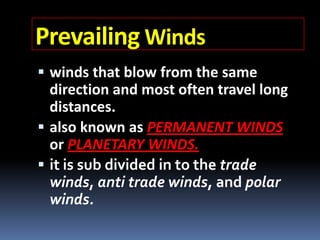 Winds and Wind System | PPTX
