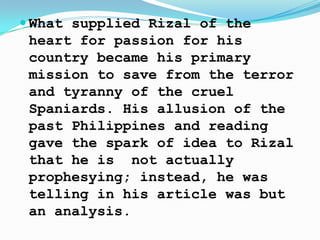 The Philippines a Century Hence | PPTX