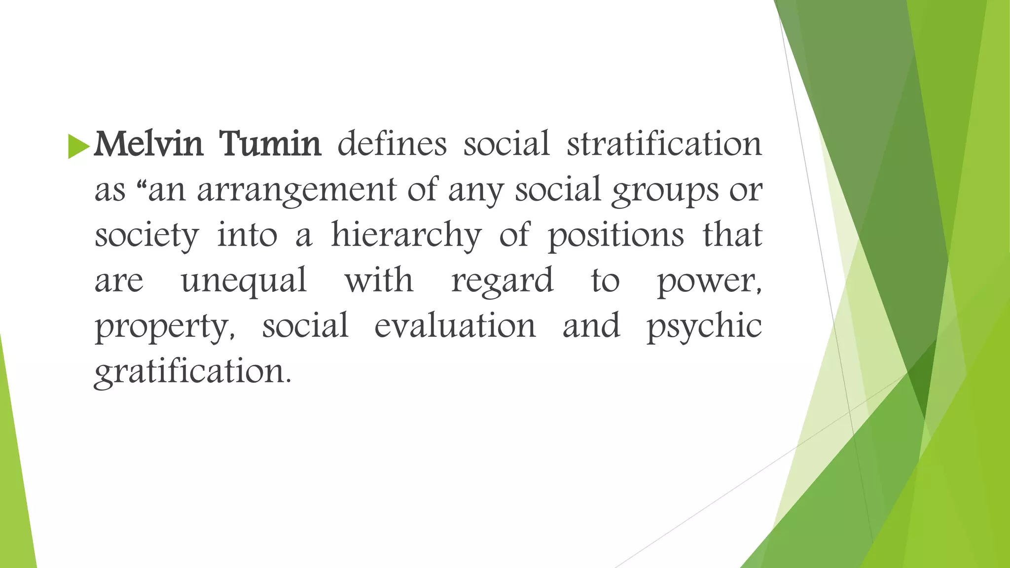 Social stratification | PPTX