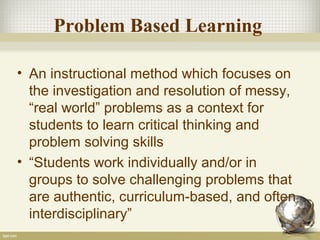 Problem Based Learning | PPT