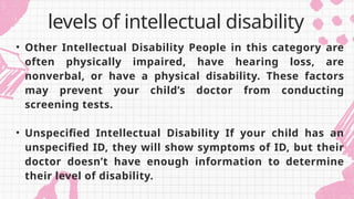 intellectual disability................. | PPTX