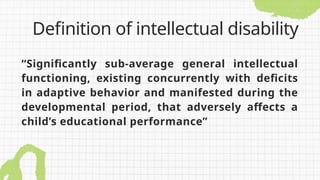 intellectual disability................. | PPTX
