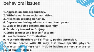 intellectual disability................. | PPTX