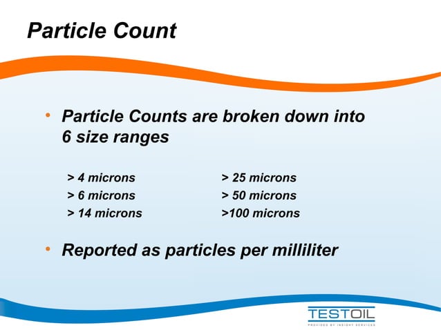Oil Analysis Report Interpretation | PPT