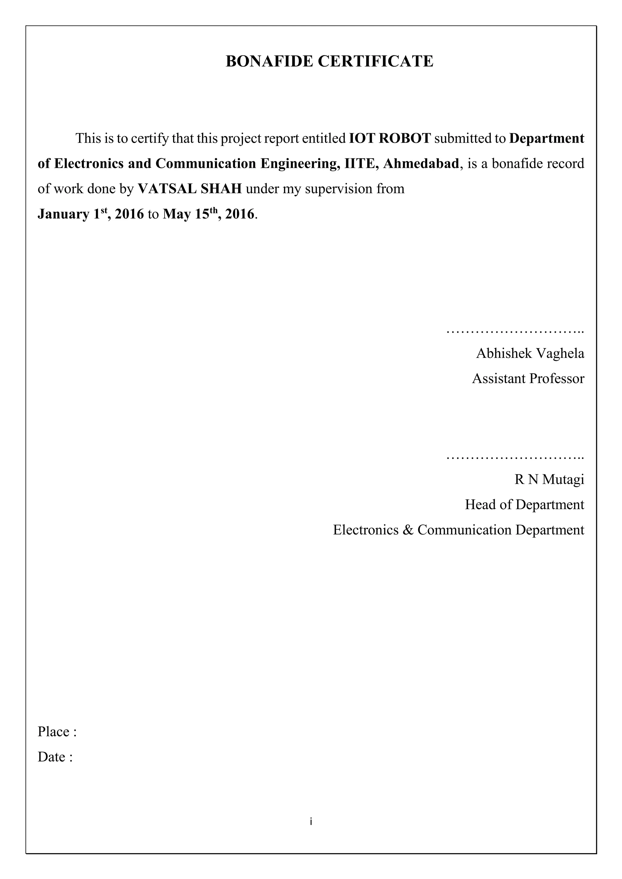 Report IOT Robot | PDF