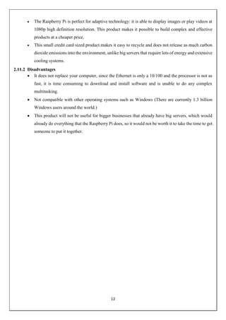 Report IOT Robot | PDF