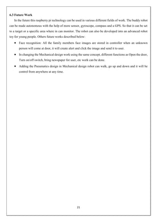 Report IOT Robot | PDF