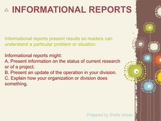 Report & its types | PDF