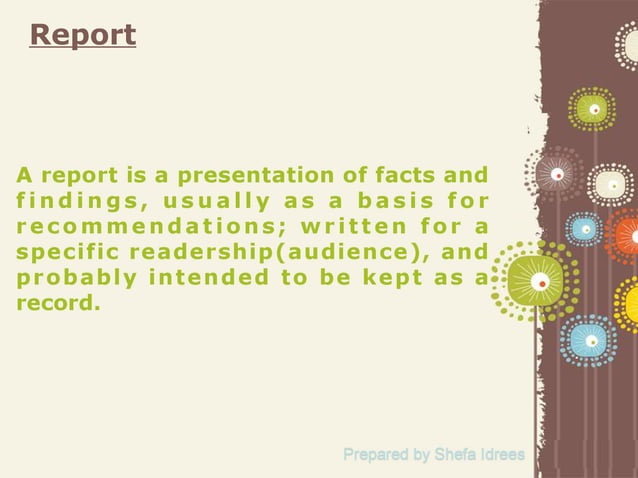 Report Its Types PPT report-its-types-ppt