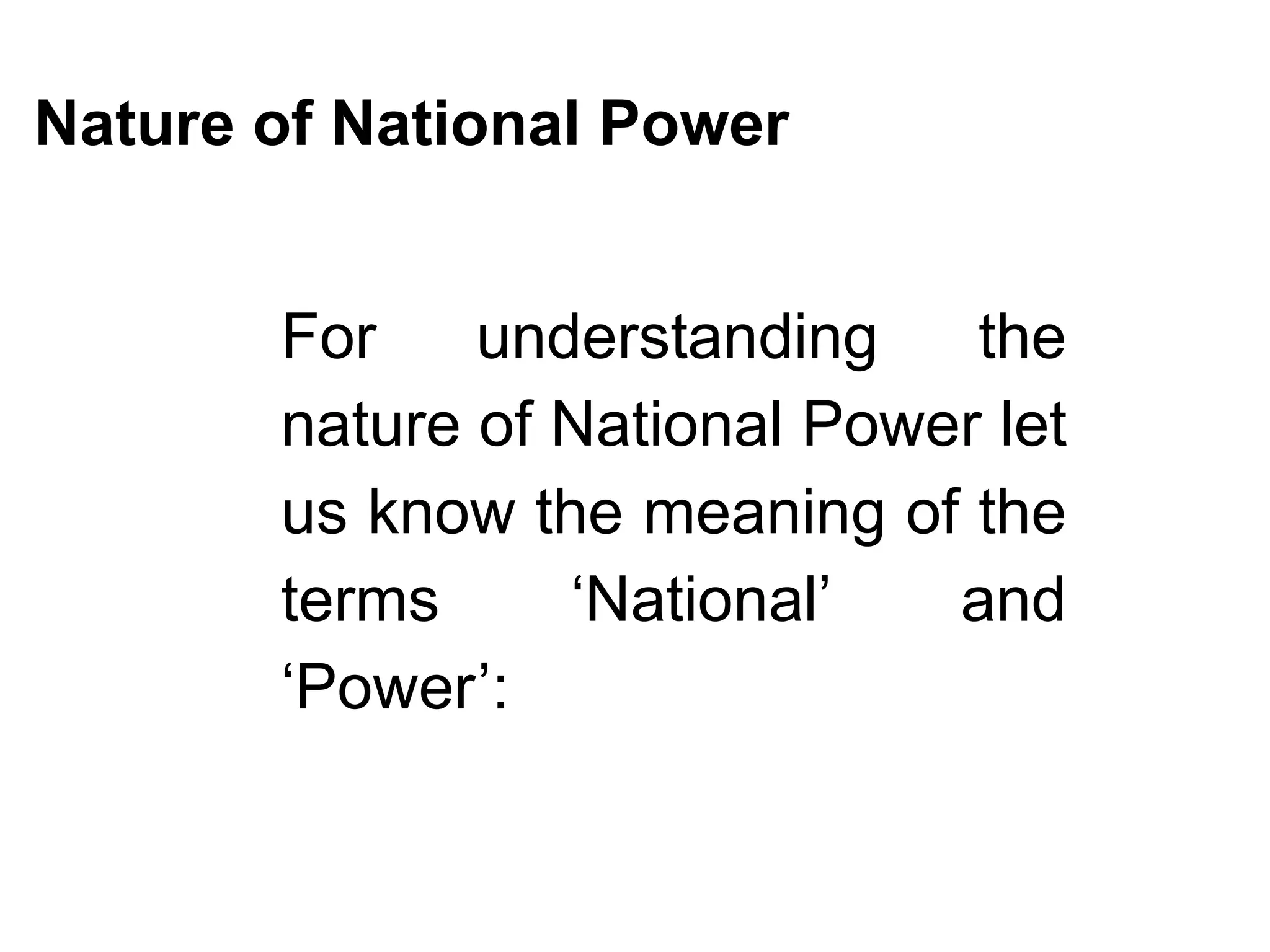 Lesson:power meaning, nature, dimensions, and methods | PPTX