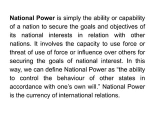 Lesson:power meaning, nature, dimensions, and methods | PPTX