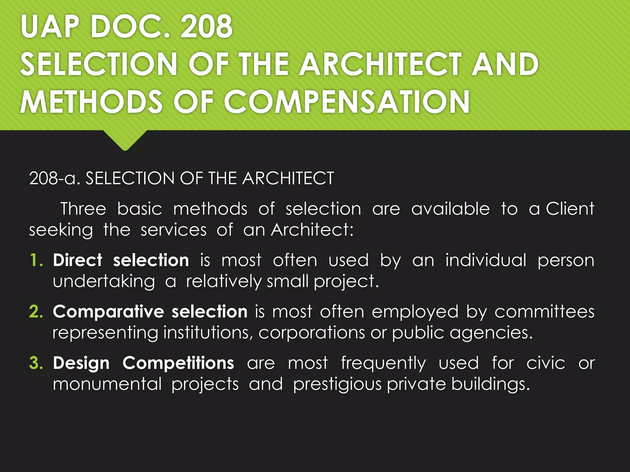 uap doc 207-208 | PPTX | Construction Industry | Industries