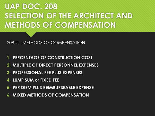 uap doc 207-208 | PPTX | Construction Industry | Industries