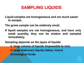 Sampling Procedure and Protocols | PPT
