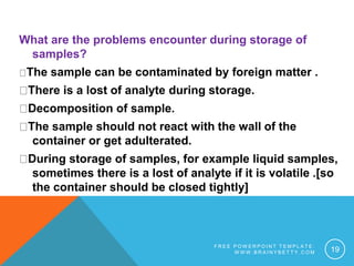 Sampling Procedure and Protocols | PPT