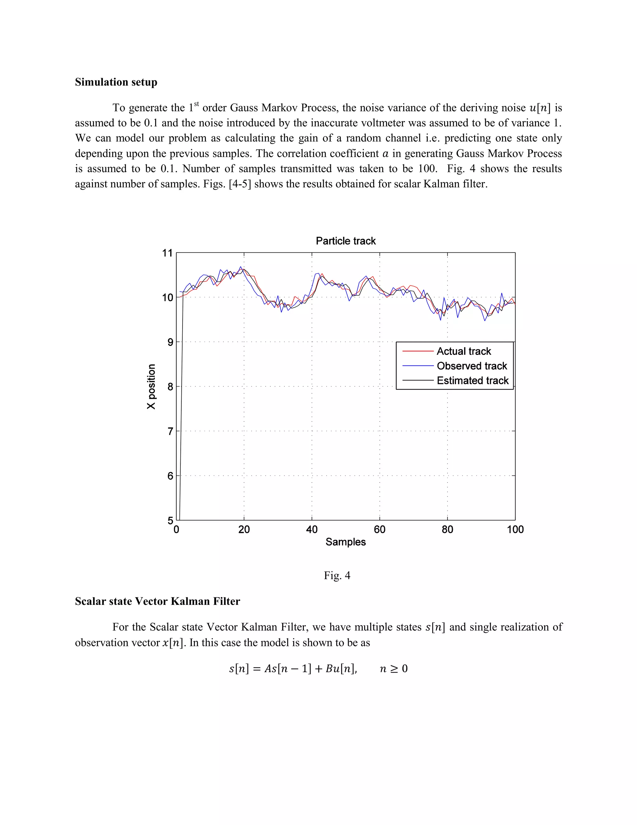 Report kalman filtering | PDF