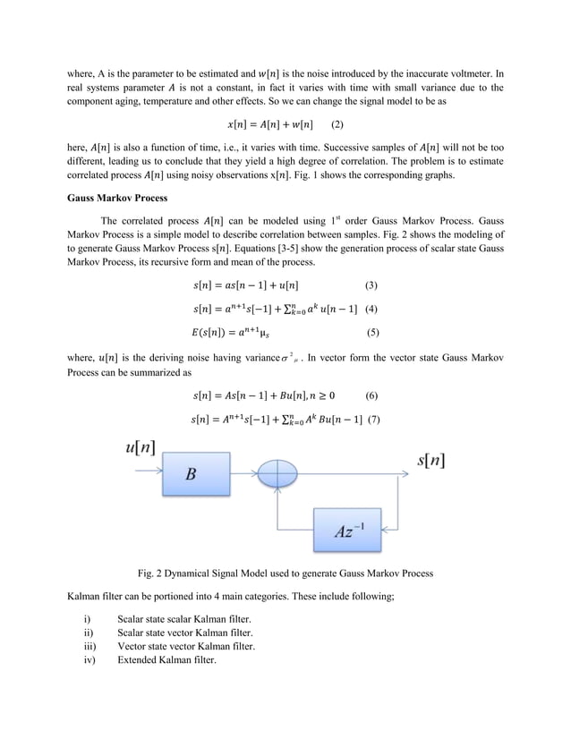 Report kalman filtering | PDF