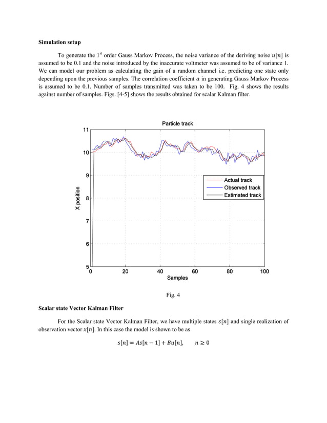 Report kalman filtering | PDF