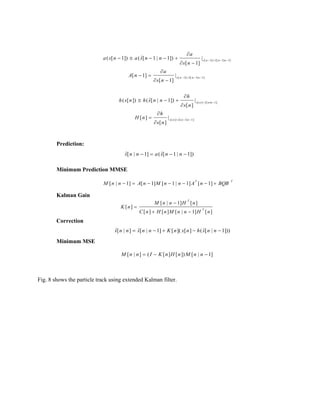 Report kalman filtering | DOCX