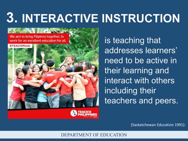 Teaching Strategies, Approaches and Methods Under DepEd K-12 Curriculum ...