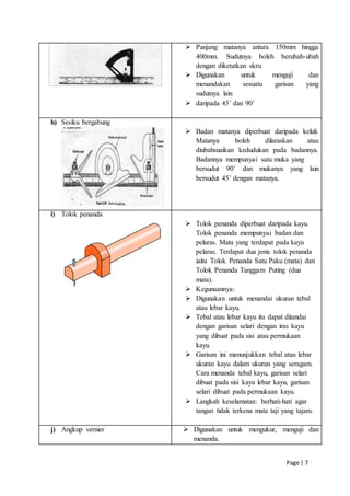 Report kerja kayu | DOCX