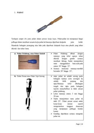 Report kerja kayu | DOCX