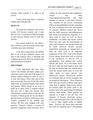 Report kitchen project | PDF