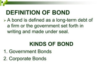 BONDS | PPTX