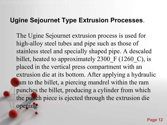 extrusion | PPT