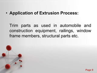 extrusion | PPT