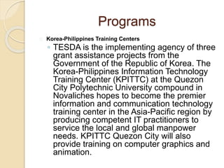 CHED nad TESDA Projects and Programs | PPTX