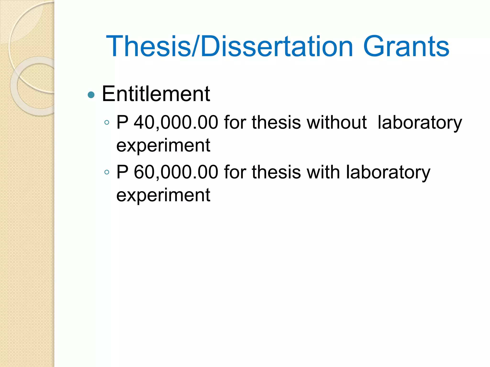 CHED programs and project | PPTX