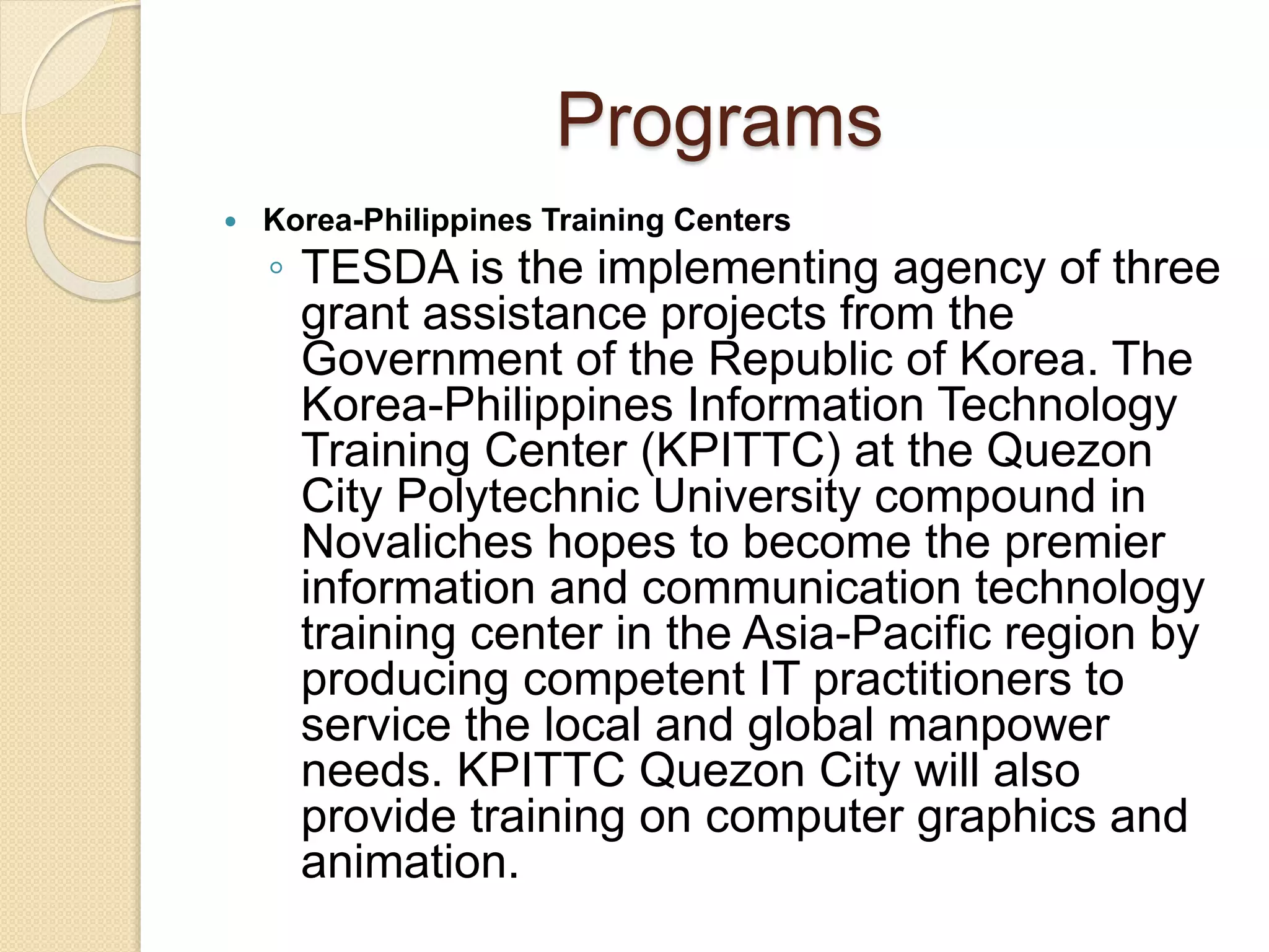 CHED programs and project | PPTX