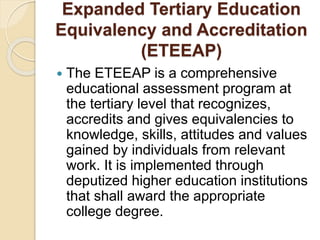 CHED programs and project | PPTX