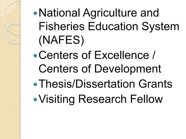 CHED programs and project | PPTX