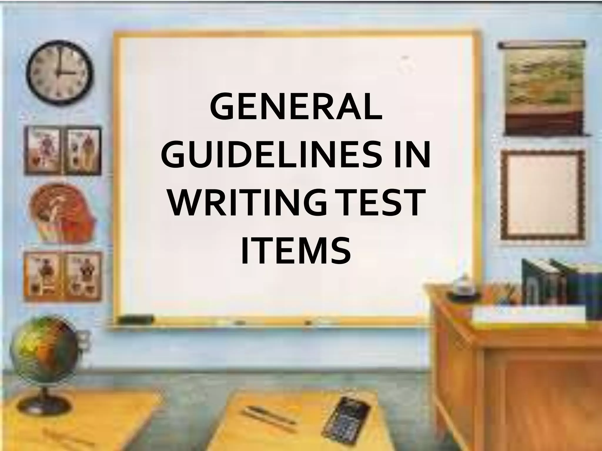 CONSTRUCTING PAPER-AND-PENCIL TESTS | PPTX