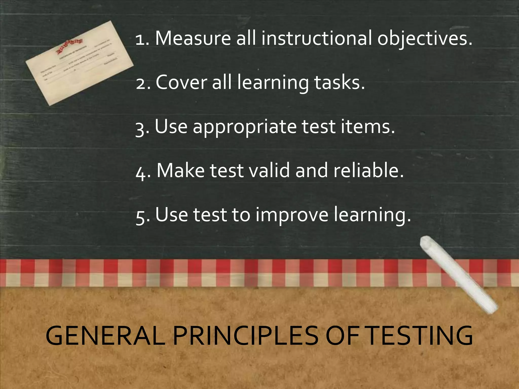 CONSTRUCTING PAPER-AND-PENCIL TESTS | PPTX