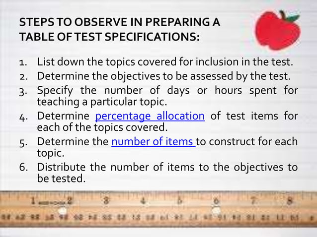 CONSTRUCTING PAPER-AND-PENCIL TESTS | PPTX | Educational Assessment ...