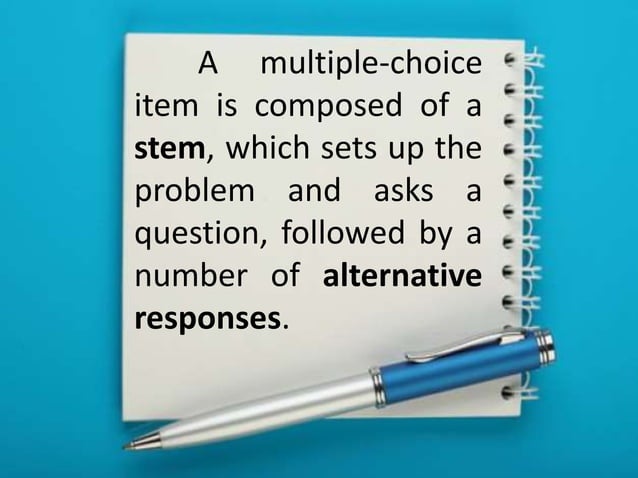 CONSTRUCTING PAPER-AND-PENCIL TESTS | PPTX | Educational Assessment ...