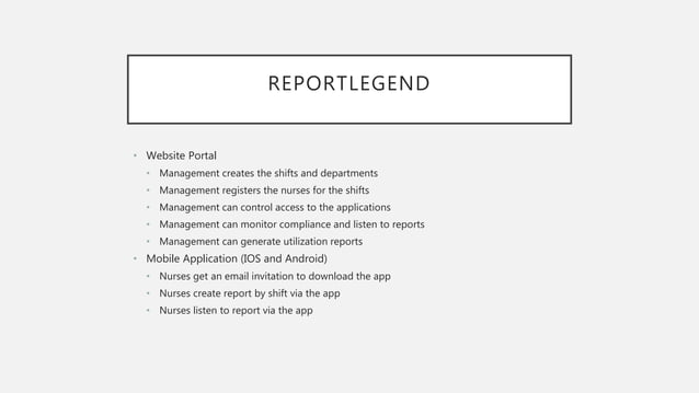 Report Legend Overview | PPT