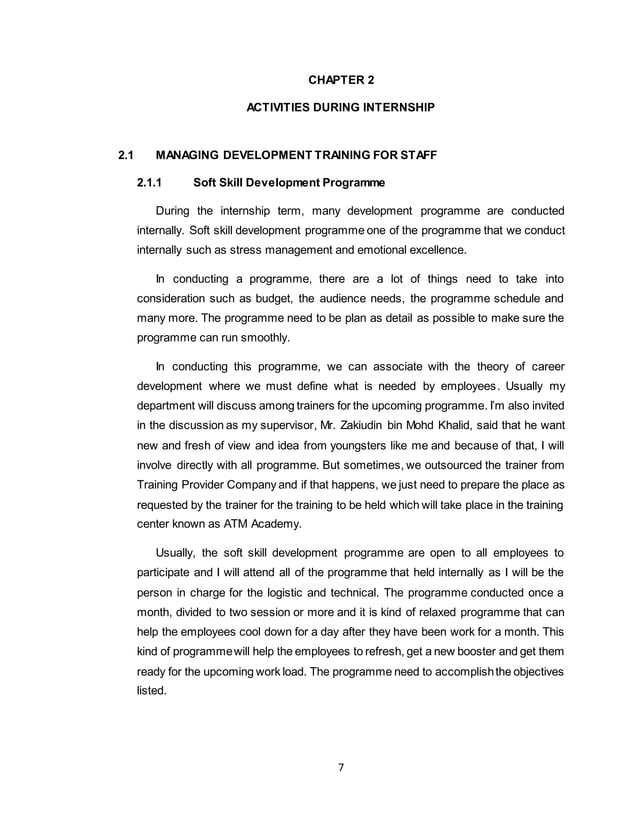 Contoh Report Latihan Industri | DOCX | Business Administration | Business