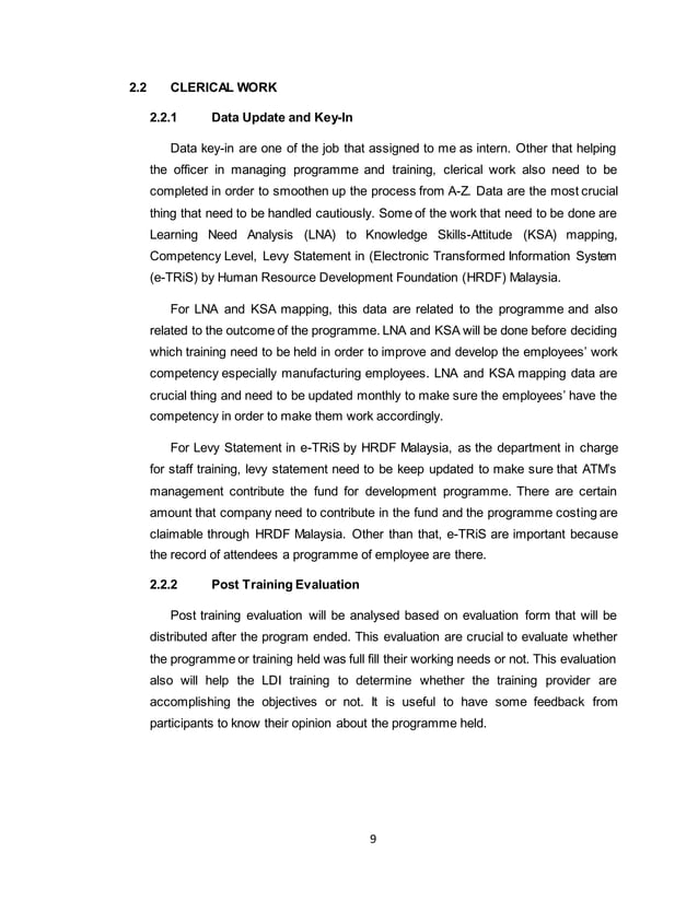 Contoh Report Latihan Industri | DOCX | Business Administration | Business