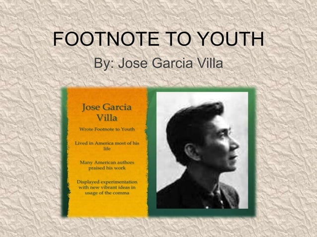 Urbana At Felisa, Footnote to Youth and The Nanking Store | PPTX