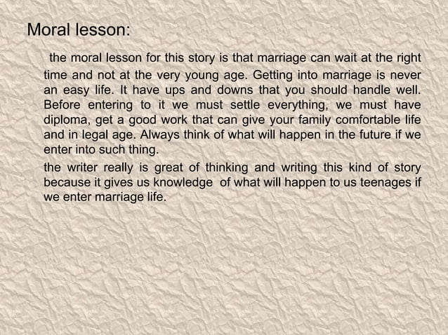 Urbana At Felisa, Footnote to Youth and The Nanking Store | PPT