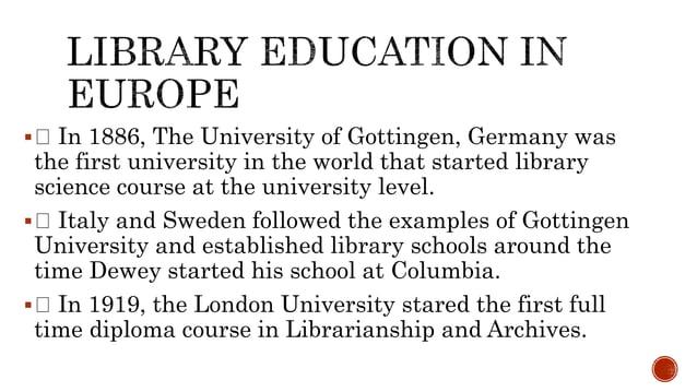 Library and information science: an evolving profession | PPTX